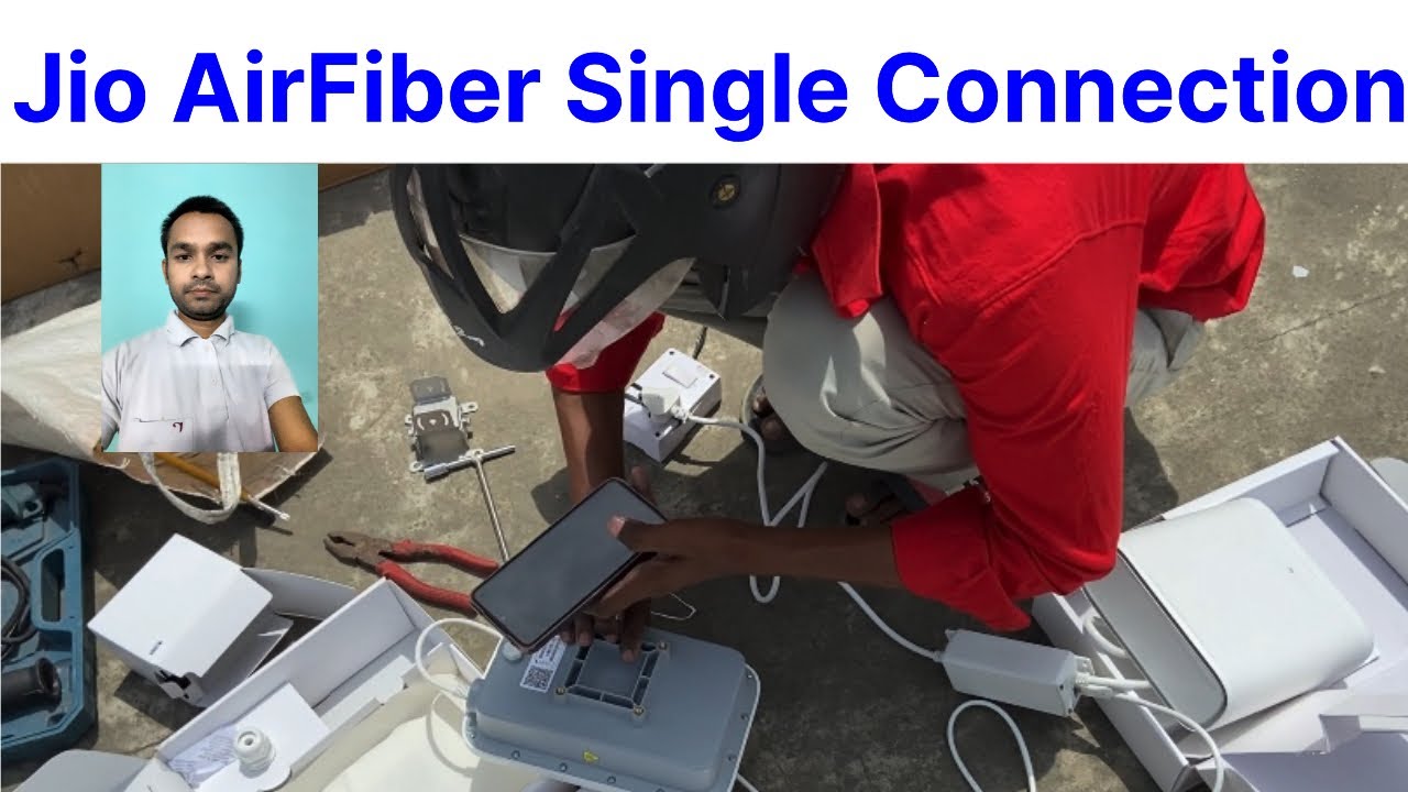 Live Jio Air Fiber Installation Equipment, Machine, Where To Setup ...