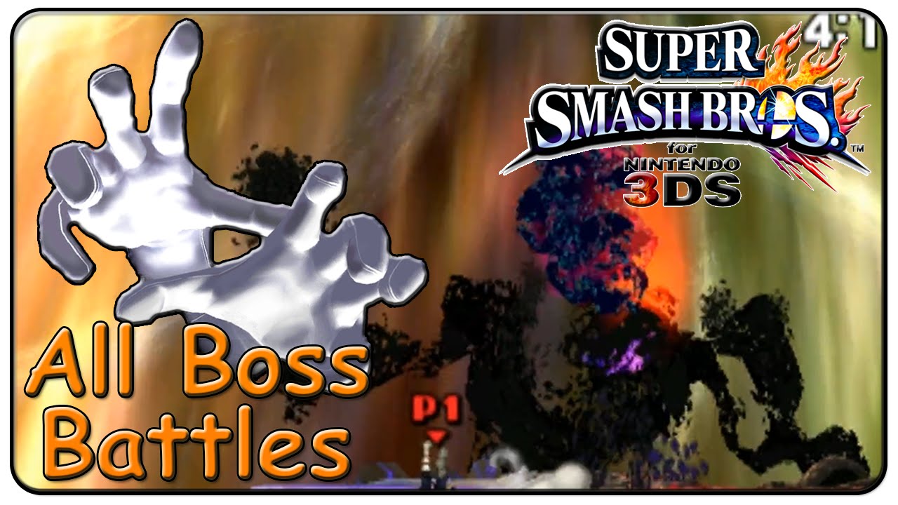 Super Smash Bros. 3DS All Bosses - YouTube