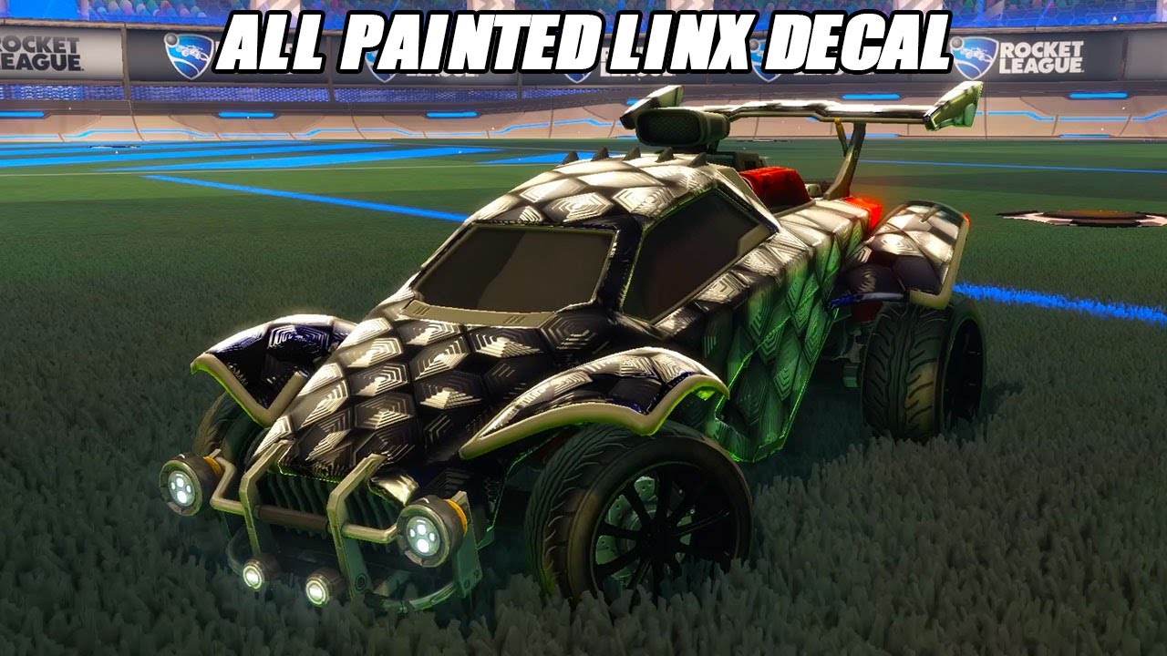 All *NEW* Painted Octane: Linx Decal - Rocket League Showcase - YouTube