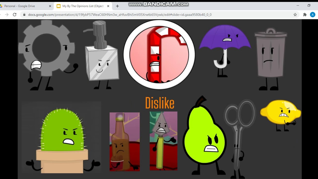 (Final Video Of 2020) My By The Opinions List (Object Show Edition ...