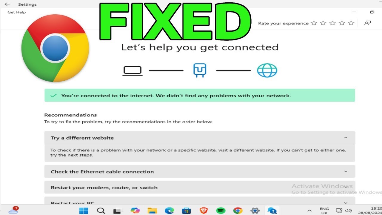 Google Chrome No Internet Connection On MacBook - YouTube