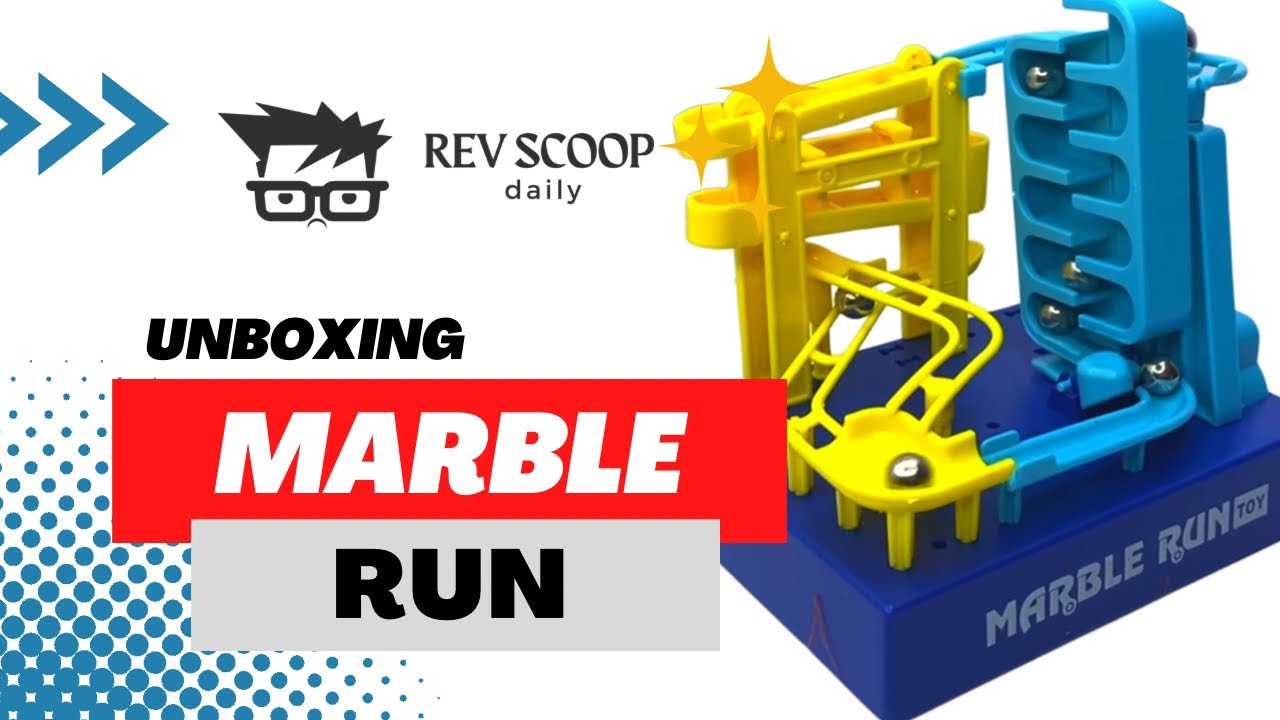 amazing to watch electric marble run toy with swing lift marbles - YouTube