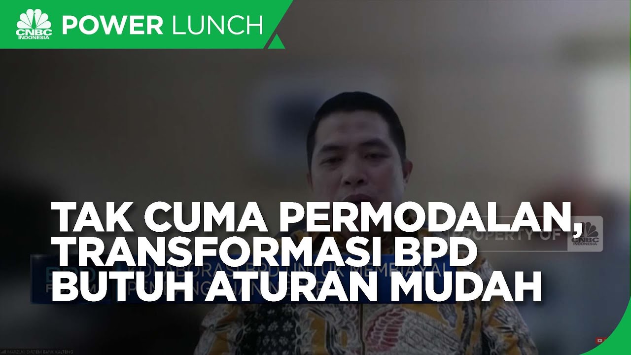 Gak Cuma Soal Permodalan, Transformasi BPD Butuh Kemudahan Aturan - YouTube