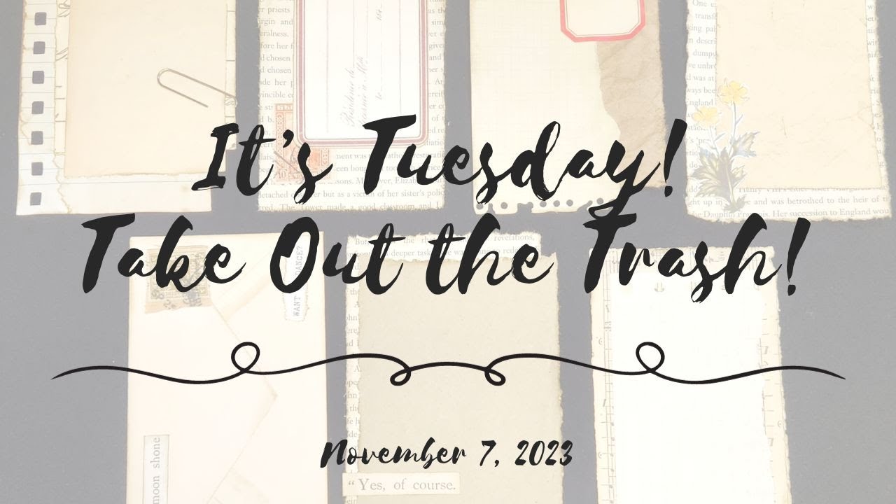 It's Tuesday - Take Out the Trash - November 7th, 2023 - YouTube