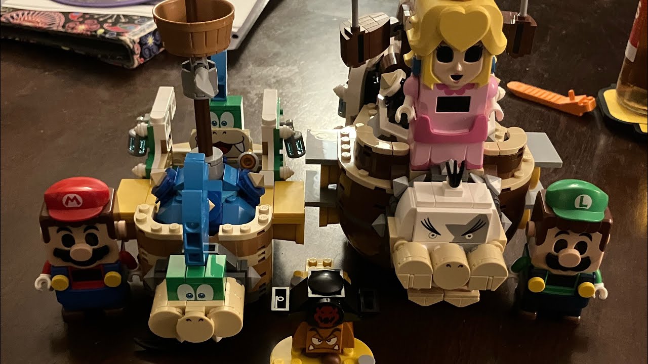 Lego Mario Larry & Morton’s Airships review - YouTube