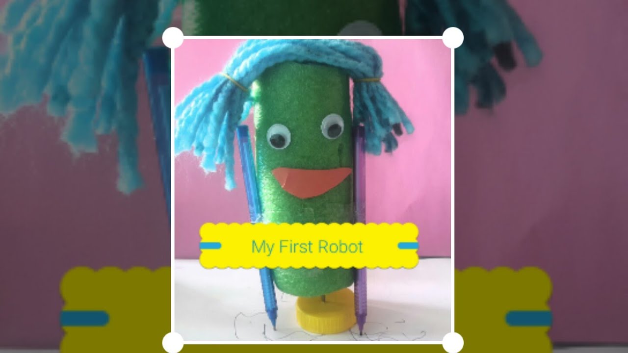 Make your own diy robot that draws, STEM Activities - YouTube