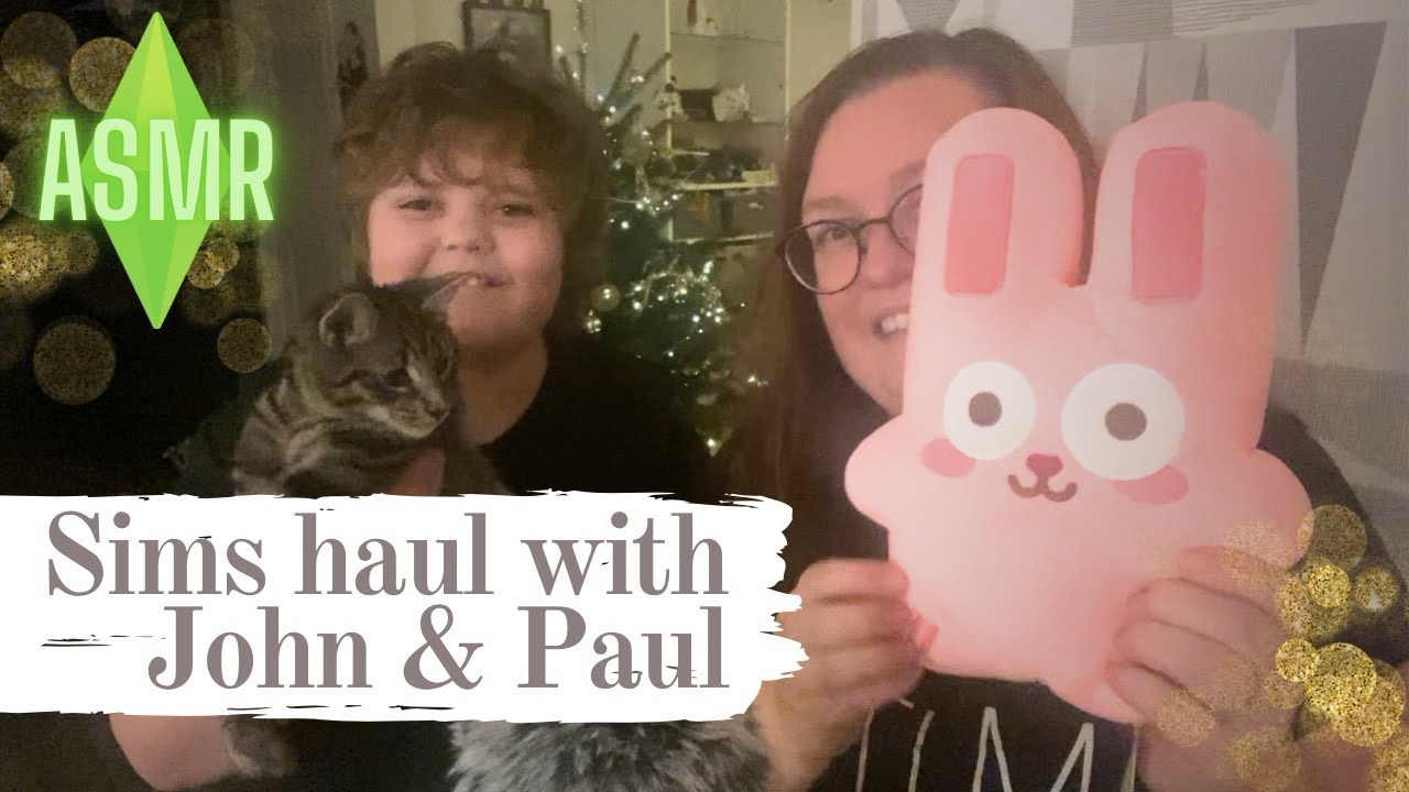 ASMR (in english): Sims haul with John & Paul 💚 - YouTube