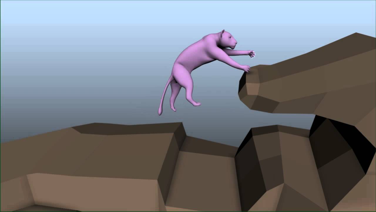 Lion Action Shot Animation - YouTube