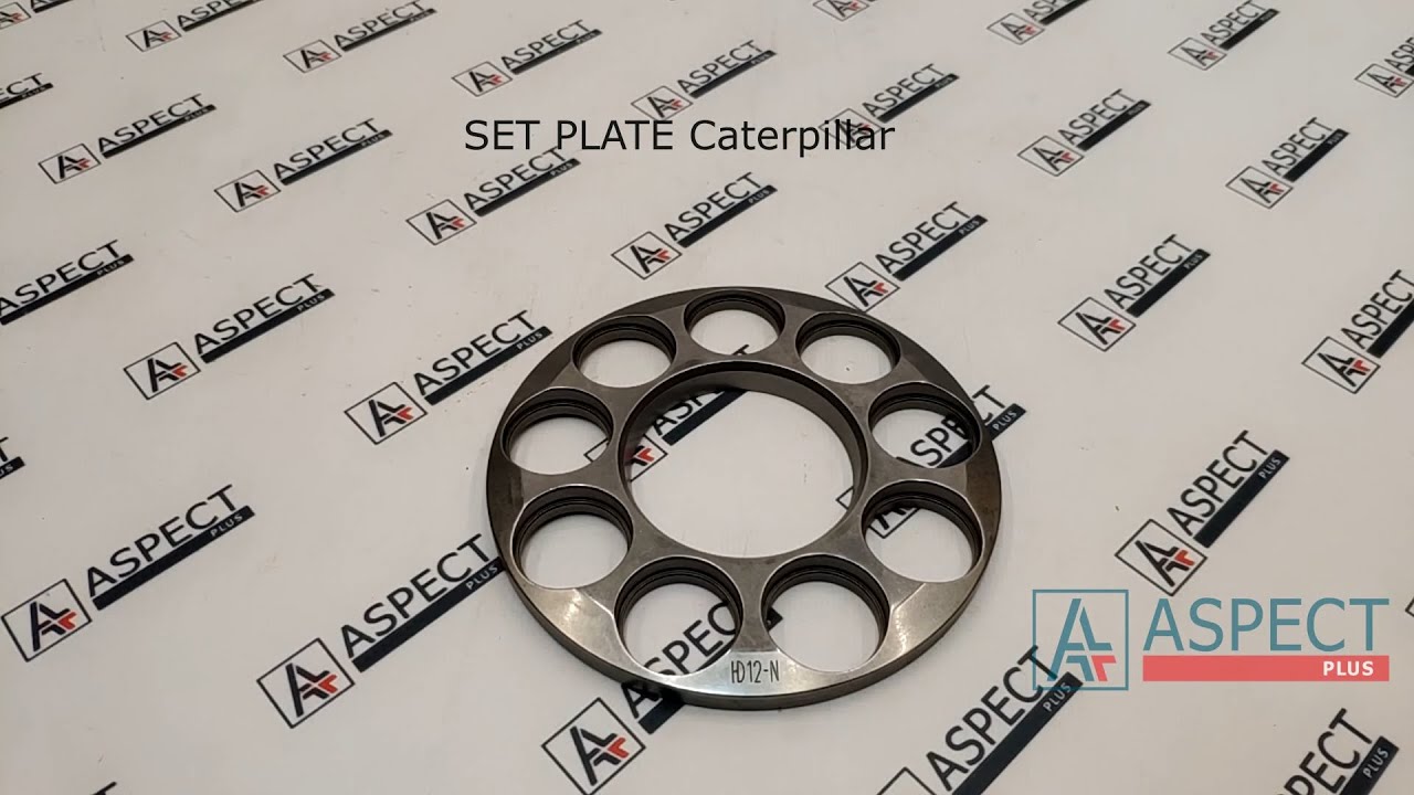 Пластина прижимная Caterpillar SET PLATE - YouTube
