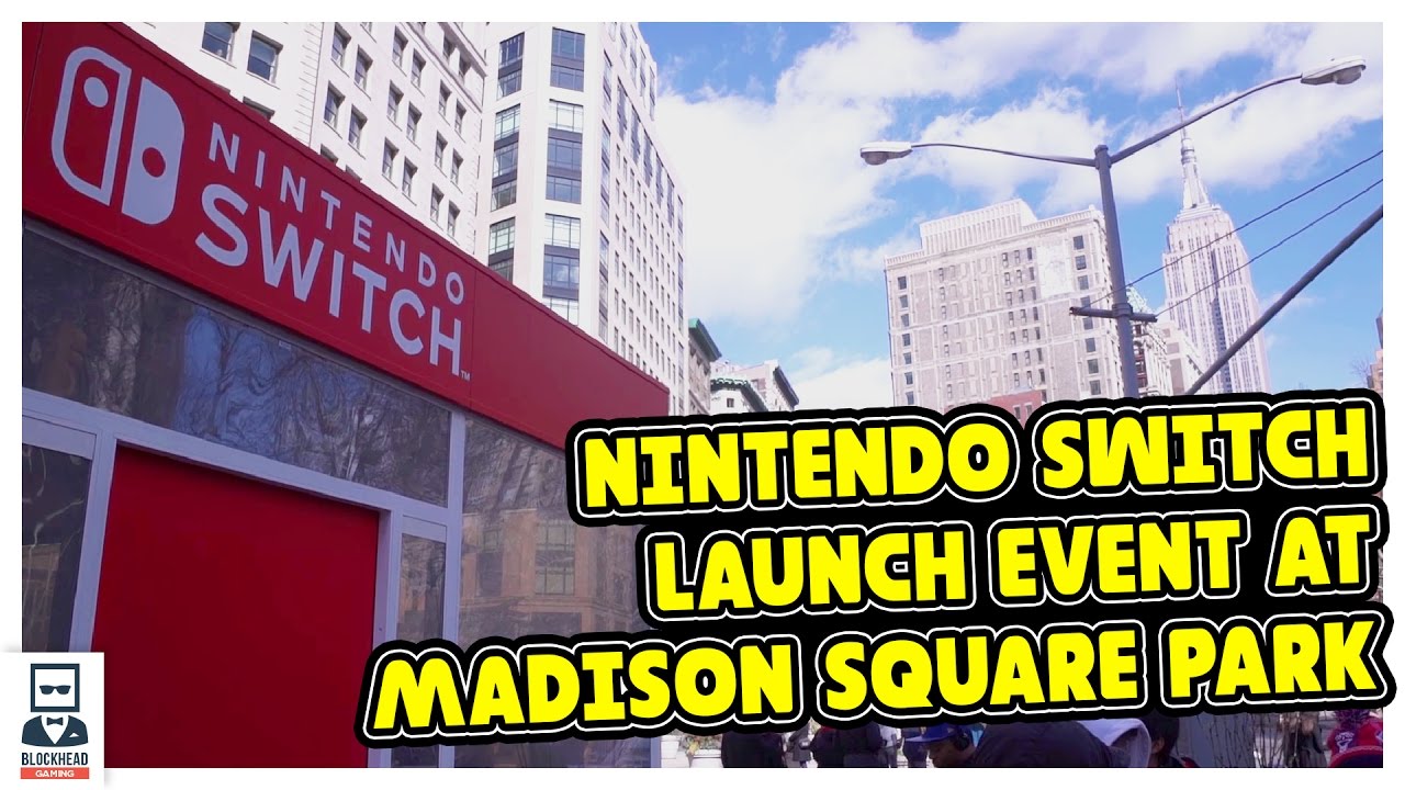 Nintendo Switch Living Room Launch Event at Flatiron Plaza / Madison ...