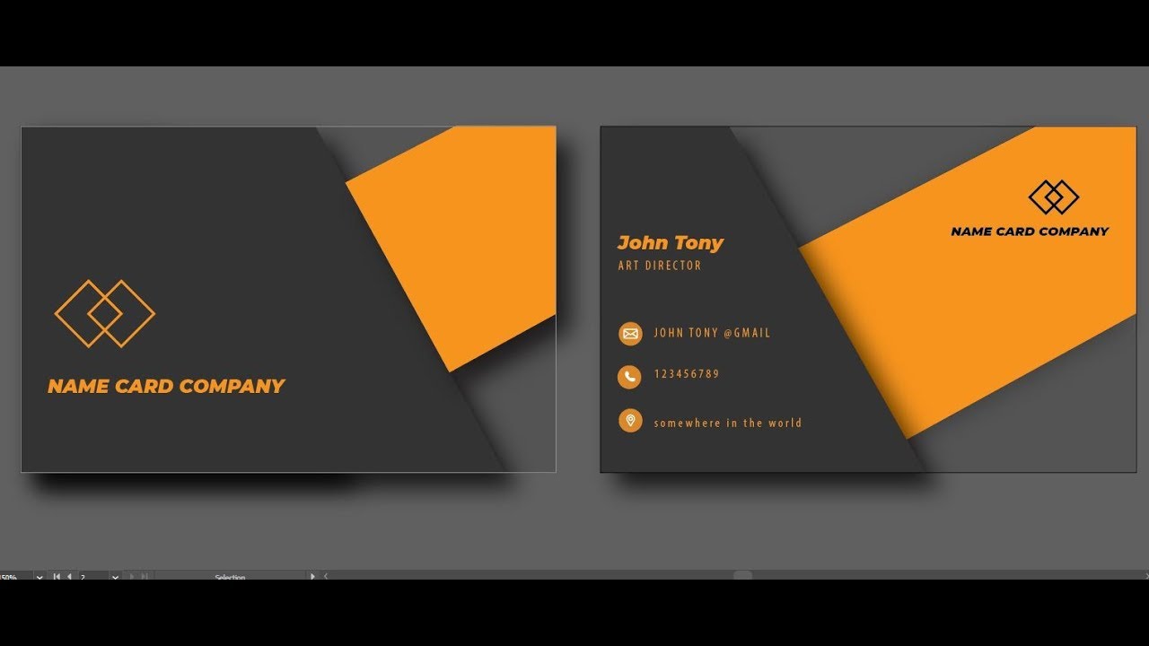 How To Make Name Card In Illustrator AI 3 YouTube How To Make Name Card In Illustrator AI 3 YouTube