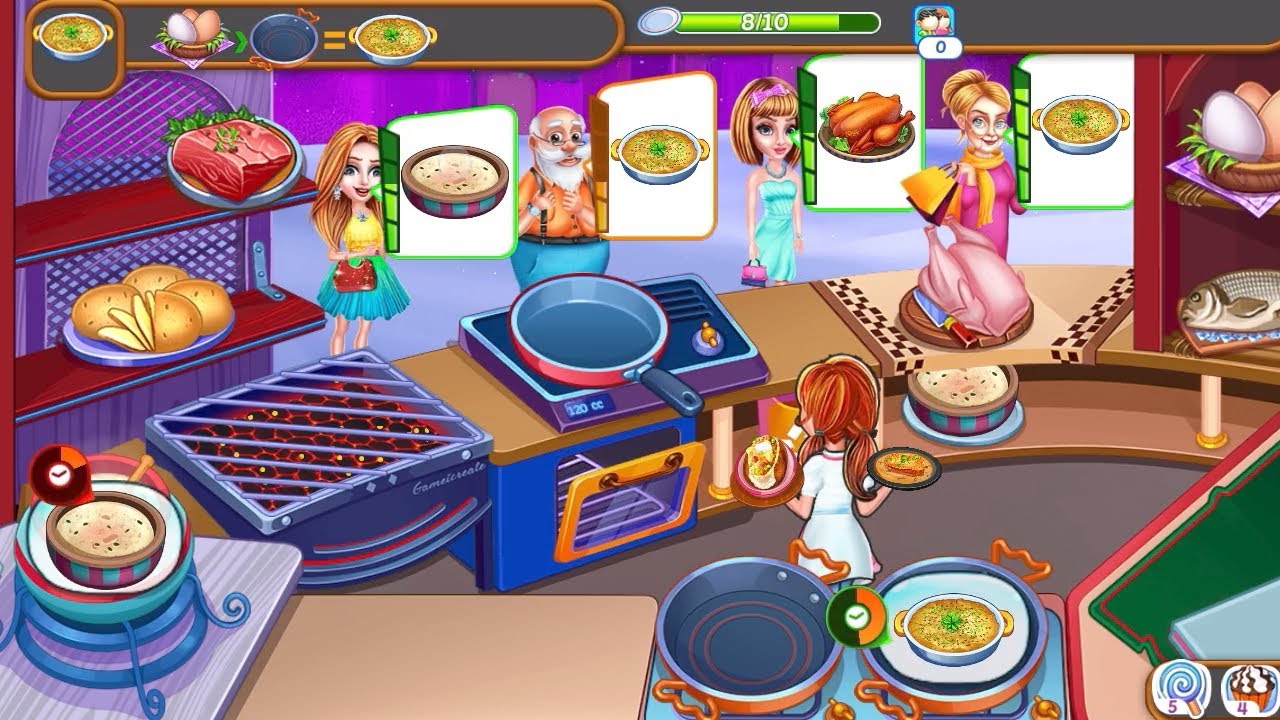 Cooking Express game Level 216 To 230 Complete And New food in the game ...