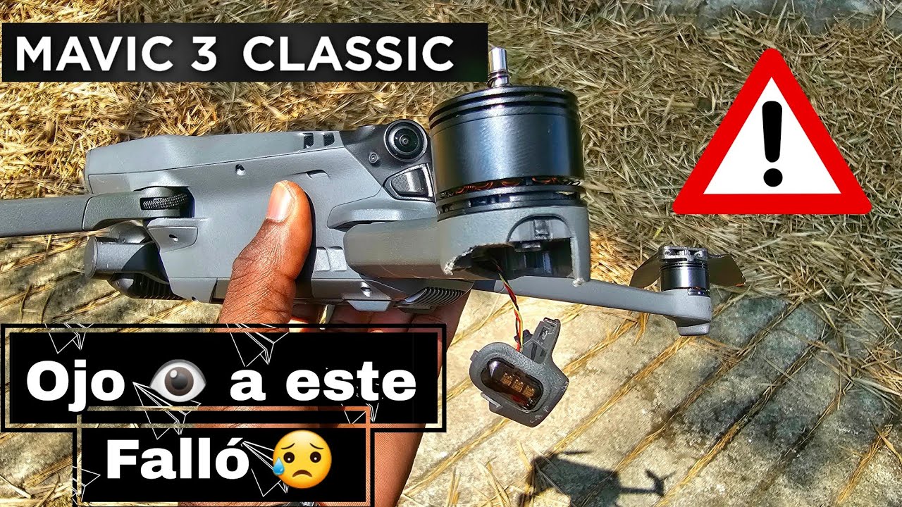 ACCIDENTE con mi DJI MAVIC 3 CLASSIC - persiste esta falla -pruebas ...