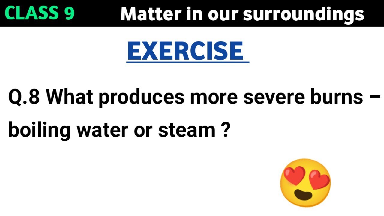 What produces more severe burns – boiling water or steam ? - YouTube