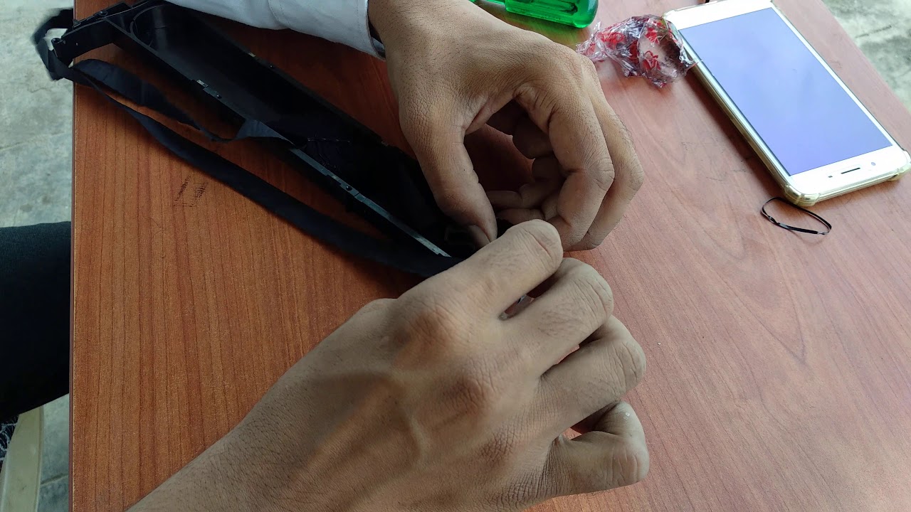 How to change Epson black and white printer ribbon change - YouTube