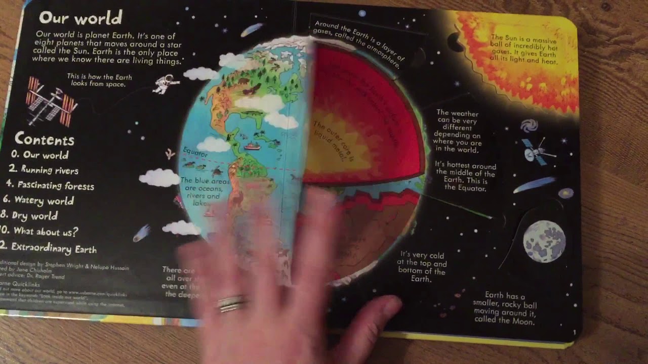 Usborne Look Inside Our World - YouTube