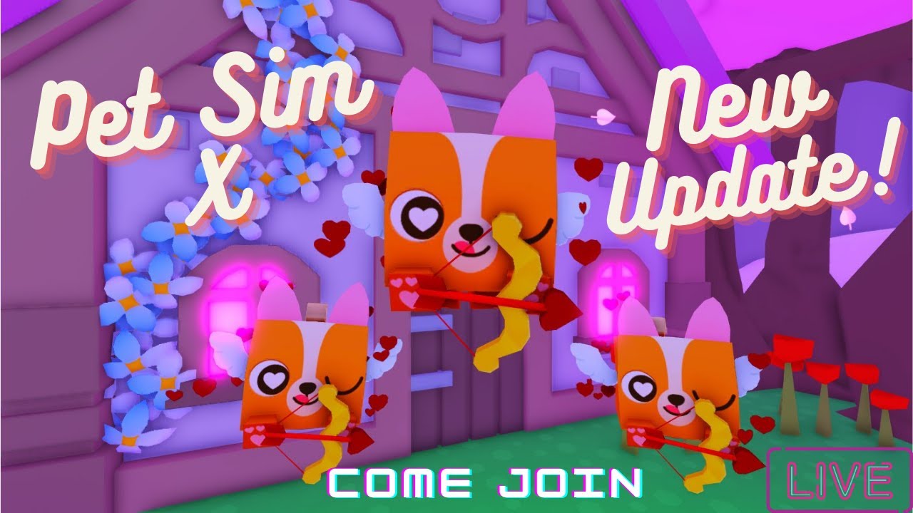 🔴Live ROBLOX PET SIM X playing with viewers! Come join us! - YouTube