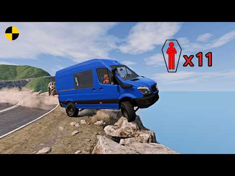 Realistic High-Speed Car Crashes in BeamNG.drive #168 | Ultra Detailed Crash Compilation