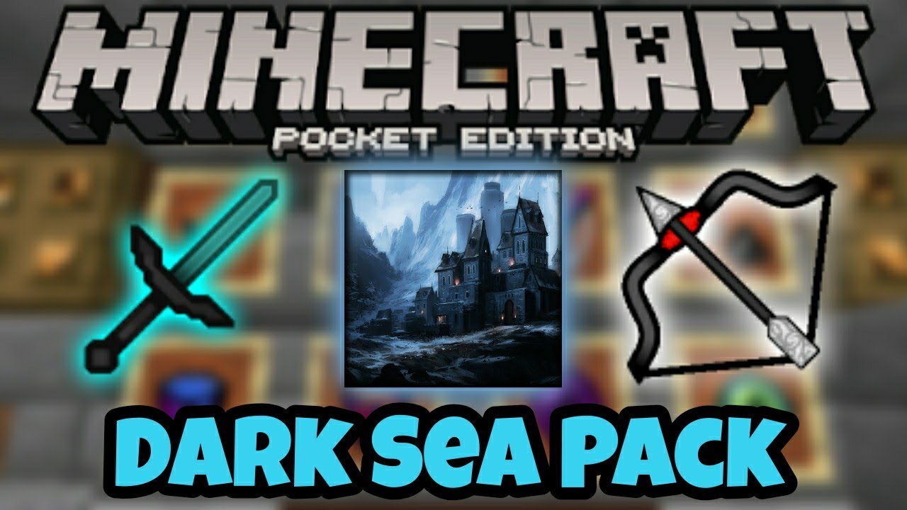 Minecraft Pocket Edition Dark Sea Texture Pack / Resource Pack Review ...