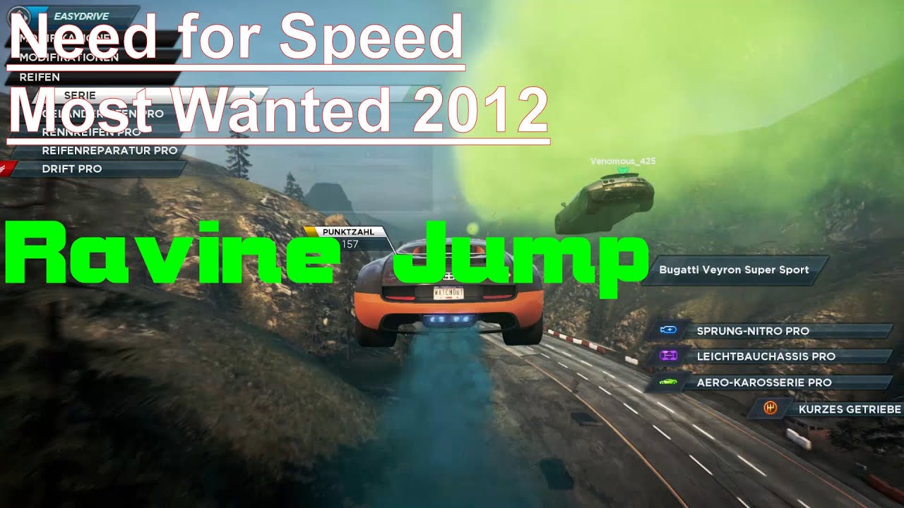 Need for Speed Most Wanted 2012 Private Game Fun - Ravine Jump - YouTube