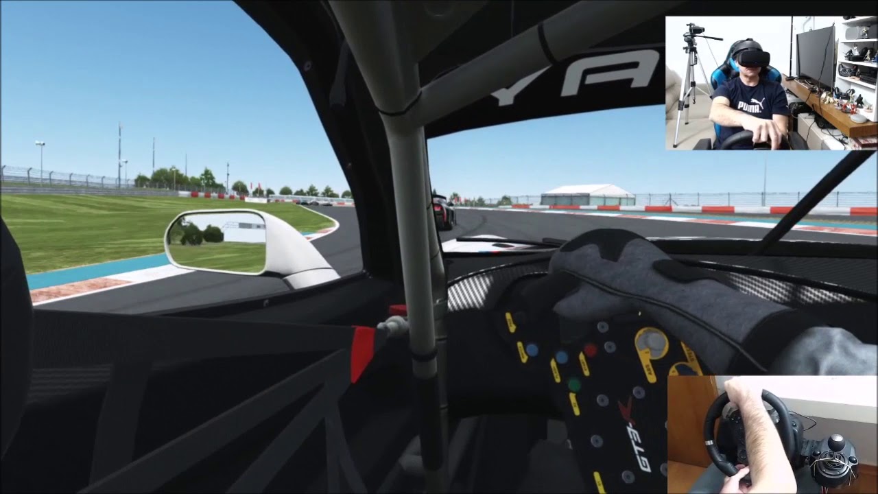 Rfactor2 VR | Corvette GT3 | Nürburgring | Oculus Rift s | Volante G920 ...