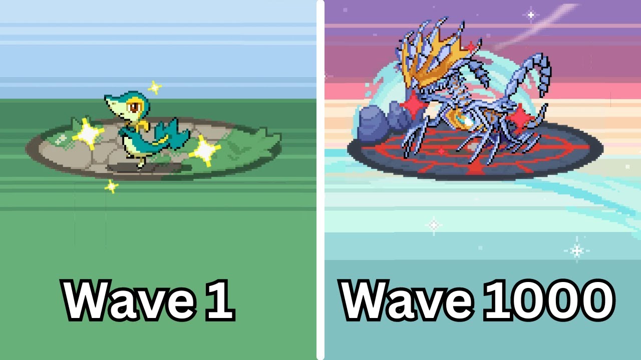 I Shiny Hunted for 1000 WAVES in PokéRogue! - YouTube