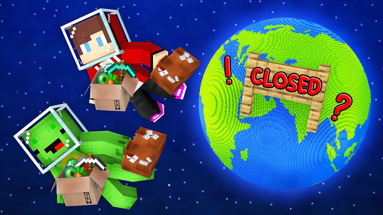 Why Did Mikey and JJ Leave The Planet in Minecraft? (Maizen) - YouTube