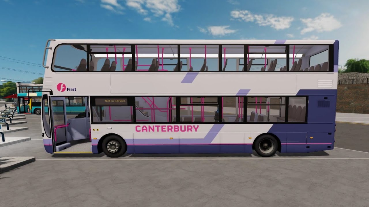 Canterbury Bus Simulator V4.1 - FRV Ride: Route 1A. First Olympia ...