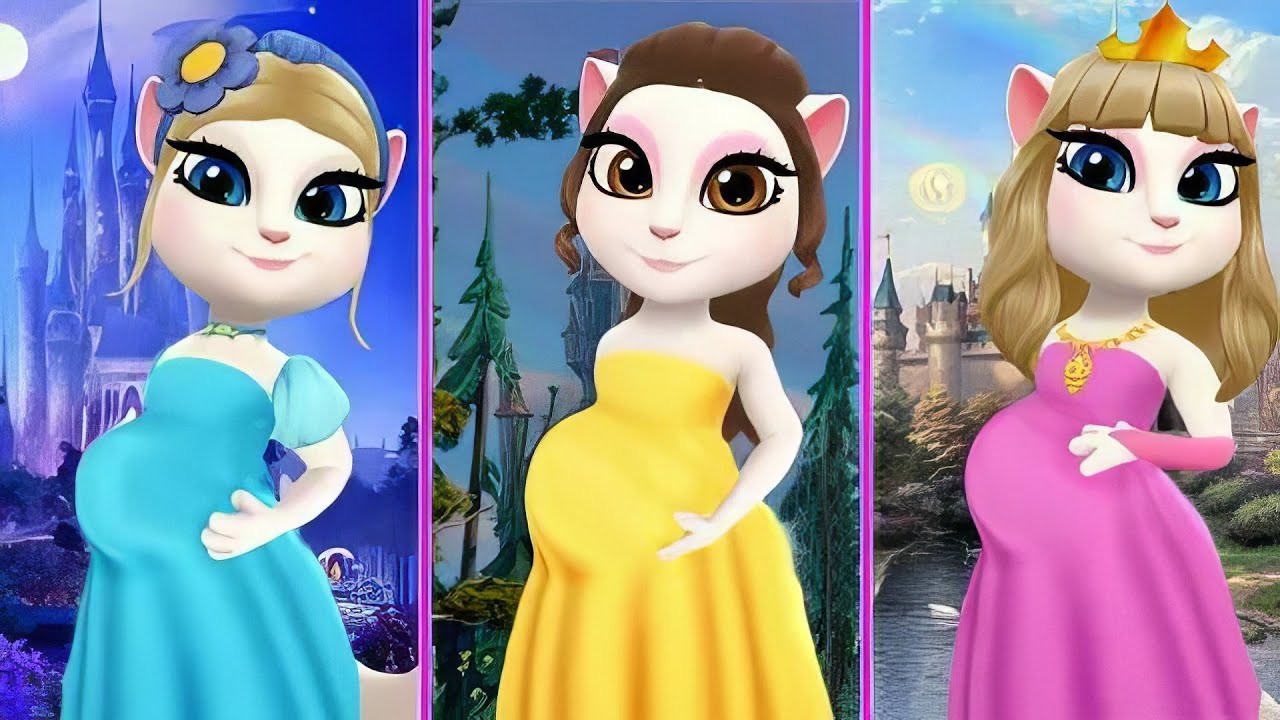 Disney Princesses Pregnant 🌈Cindirella vs Bella vs Aurora New Update ...