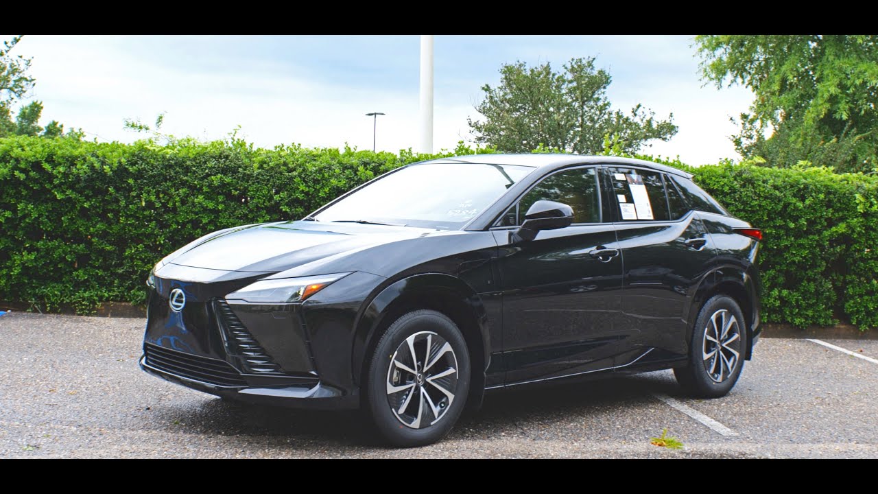 2024 LEXUS RZ 300e PREMIUM CAVIAR WITH PALOMINO L02970... POC AT LEXUS ...