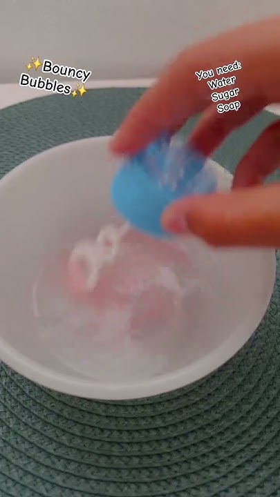 Making Bouncy Bubbles To Play With🌸🎀💓💖🌷🫶🏼💗 - YouTube