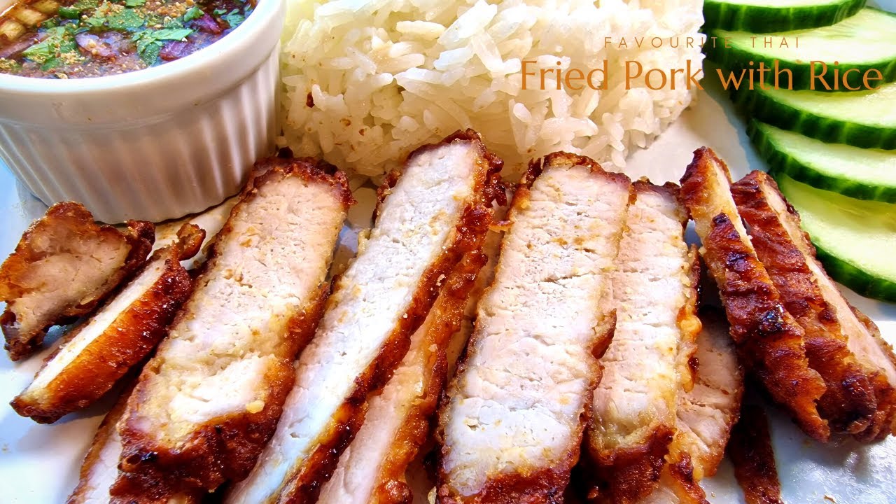 Epic Fried Pork(Moo Tod) with Spicy Lime Sauce(Nam Jim Jaew) - YouTube