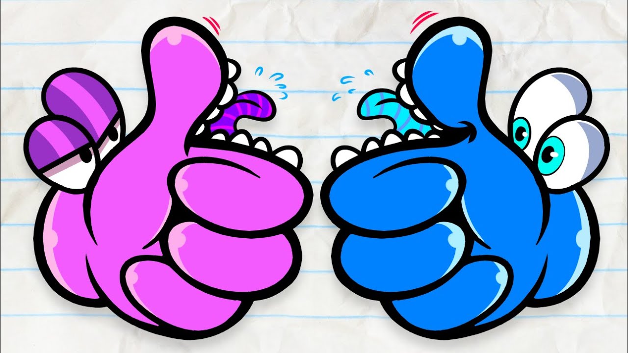 All Thumbs | Pencilmation Cartoons! - YouTube