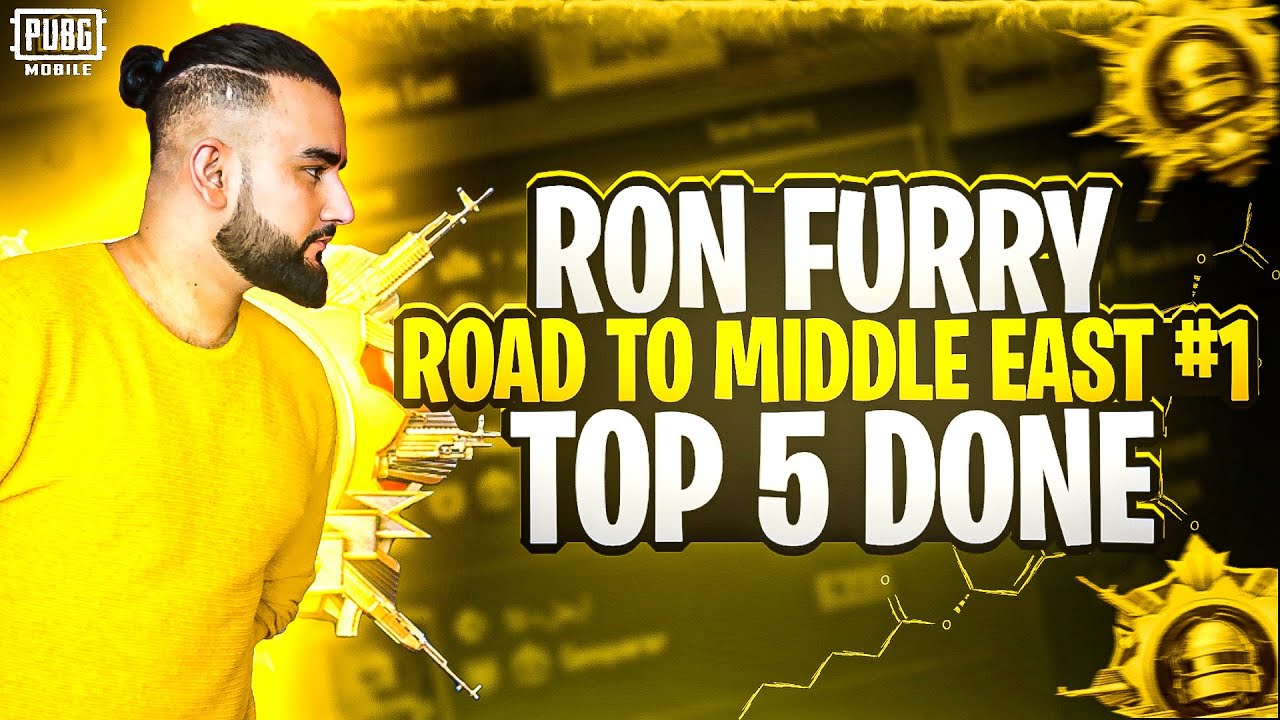 TOP 5 DONE LETS GO FOR #3 || RON FURRY IS LIVE || #live #PUBG # ...