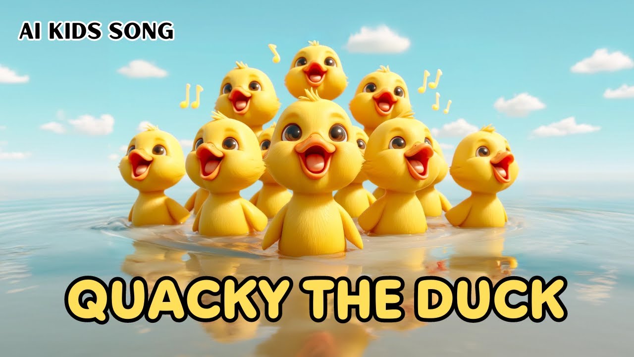 【AI KIDS SONG】QUACKY THE DUCK | NURSERY RHYMES - YouTube