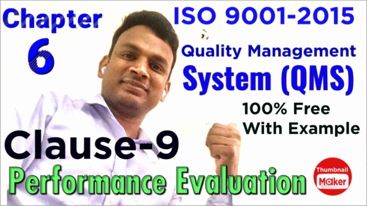 Clause-9|Performance Evaluation|Quality Management System|ISO 9001-2015 ...