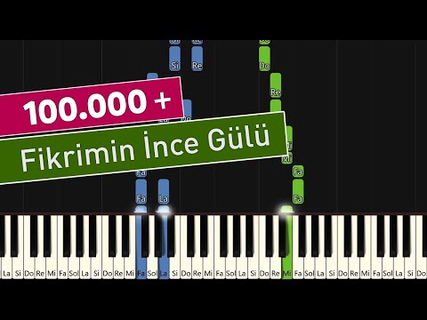 Fikrimin İnce Gülü - Piyano - Nasıl Çalınır