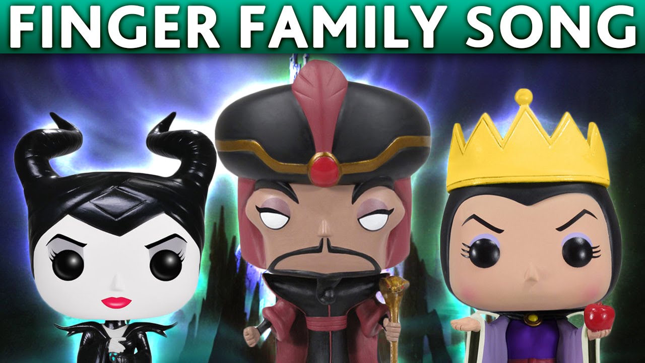 Daddy Finger Song Disney Funko Pop Villains - Finger Family Disney ...