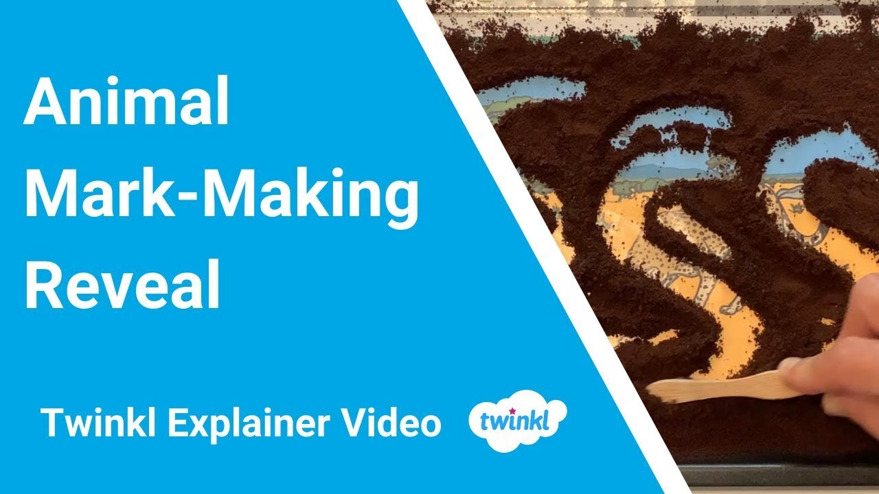 Animal Mark Making Reveal Activity | EYFS Sensory Play - YouTube