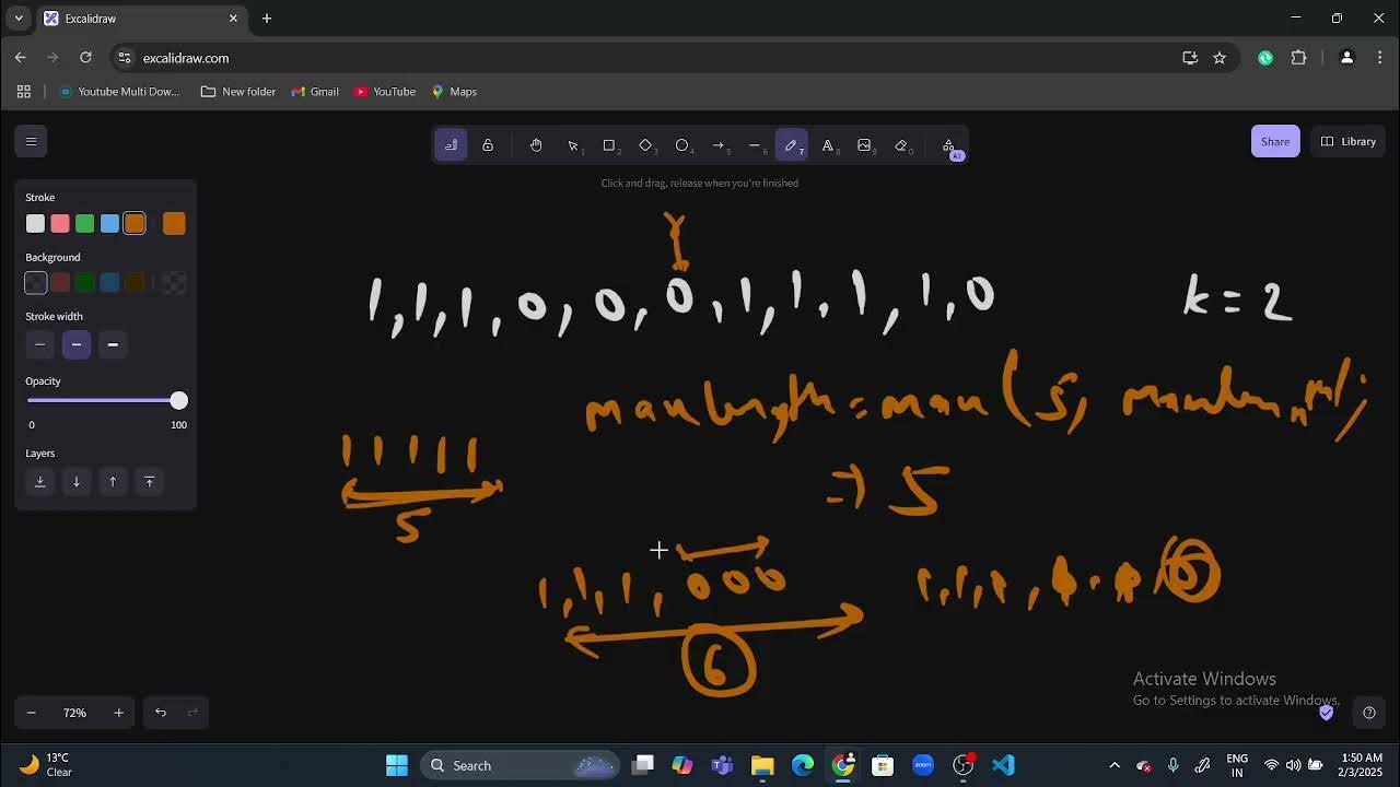 1004. Max Consecutive Ones III - YouTube