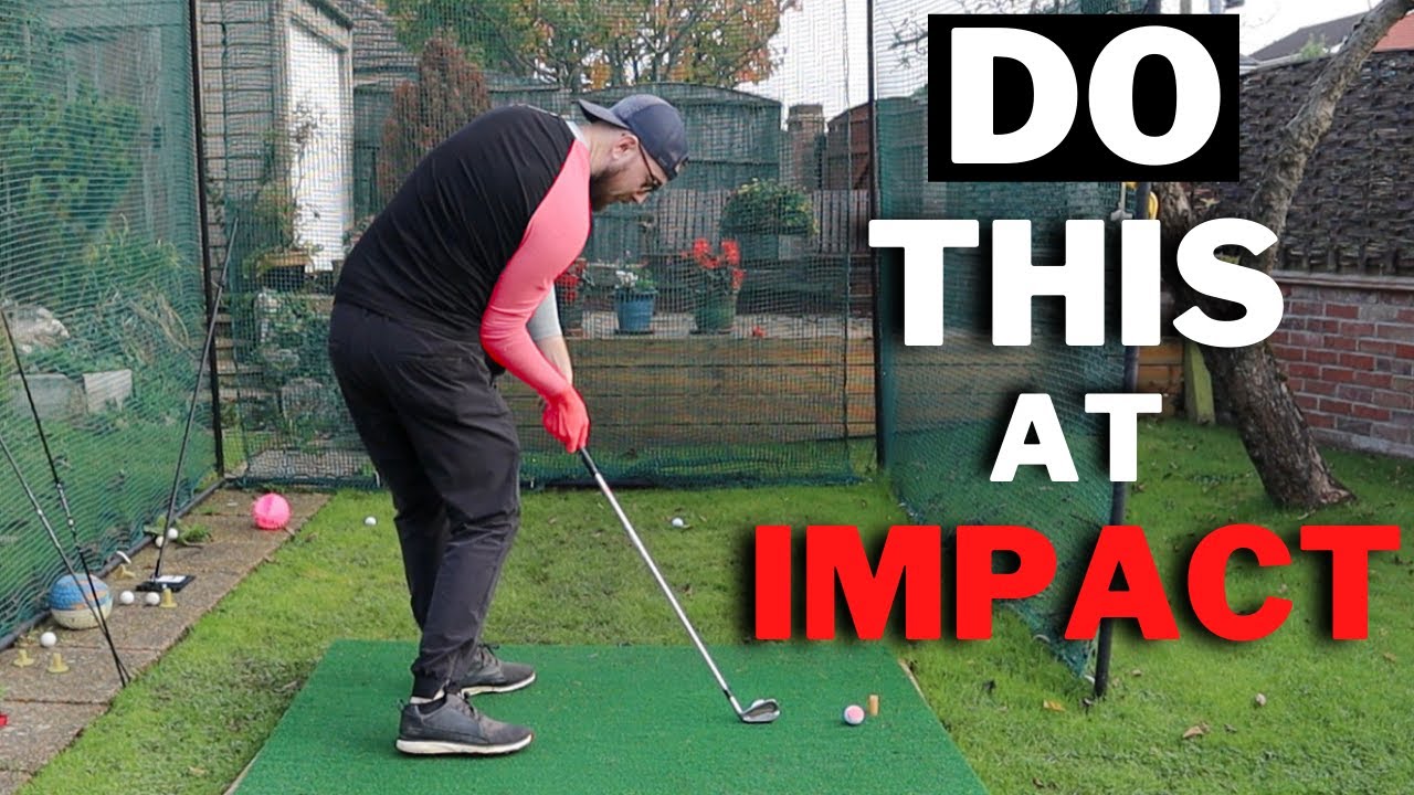 How To Move The Right Arm Through Impact For Effortless Rotation - YouTube