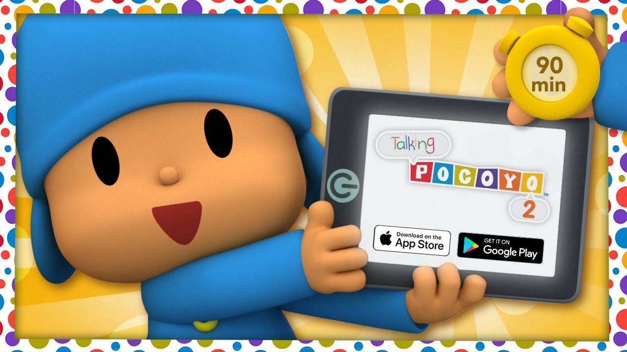 🗣 POCOYO AND NINA - Talking Pocoyo 2 - Rock [90 min] | ANIMATED CARTOON ...