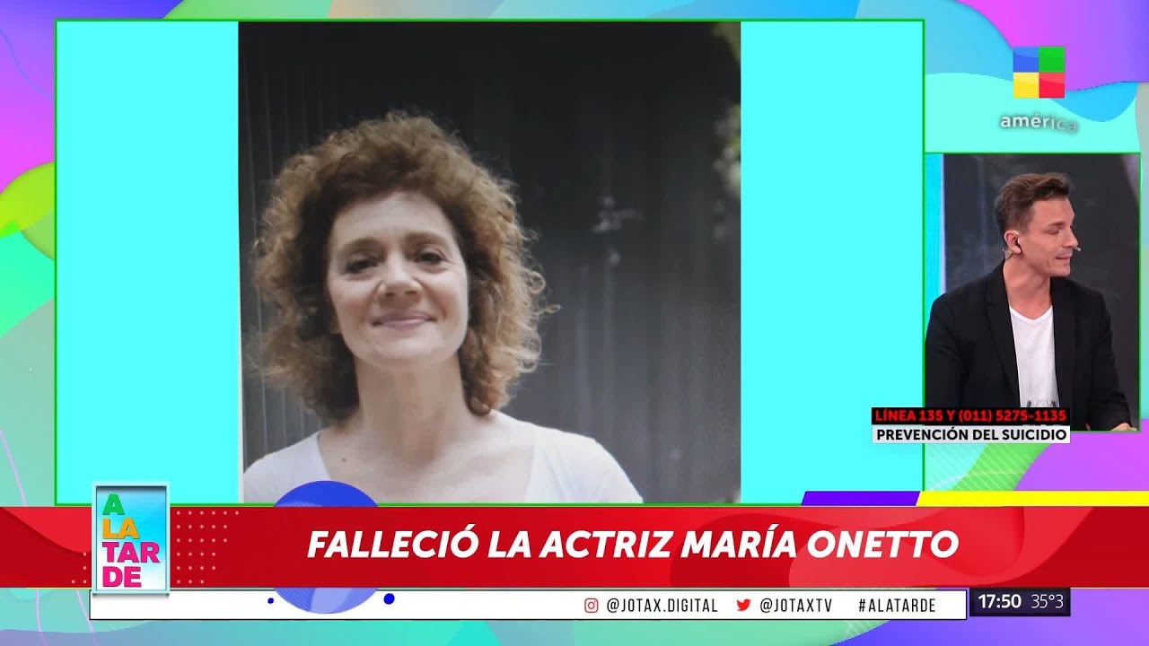 Muró la actriz María Onetto a los 56 años - YouTube