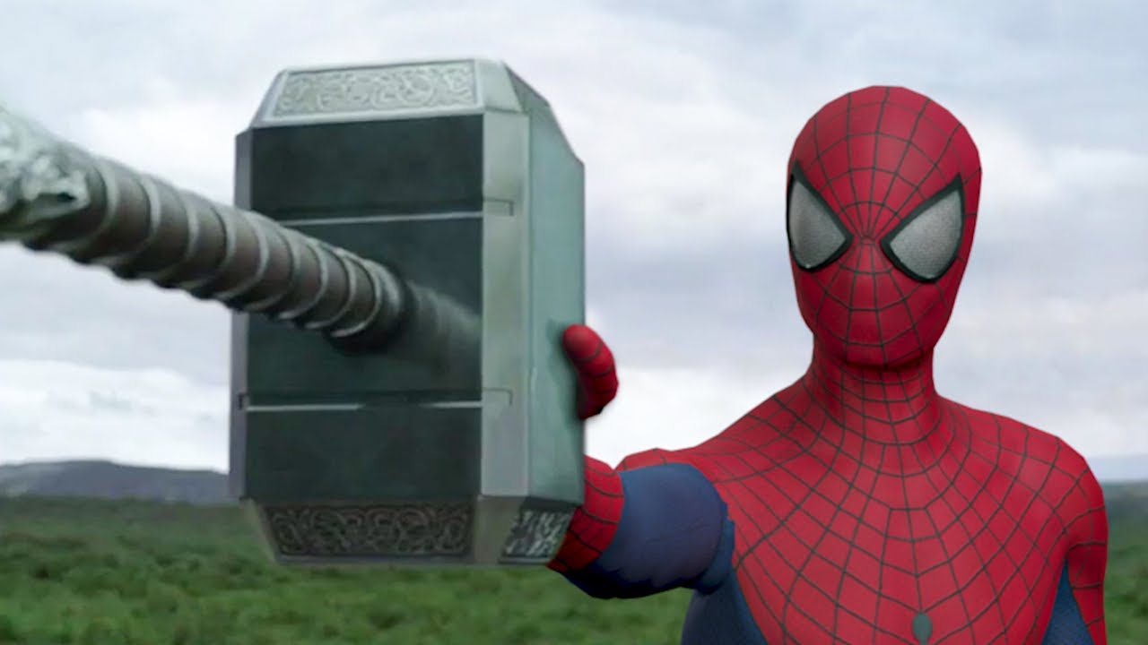 Spider-Man Destroys Thor's Hammer - YouTube