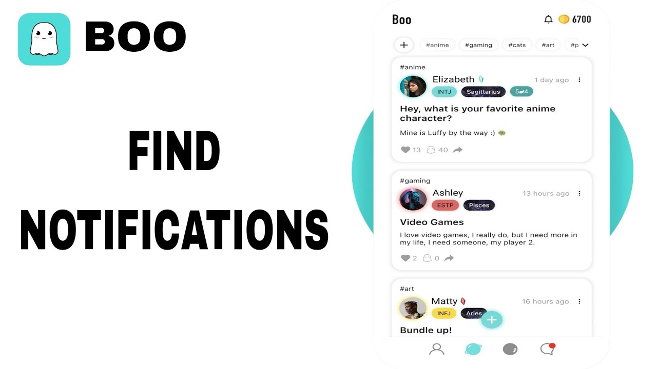 How To Find Notifications On Boo App - YouTube