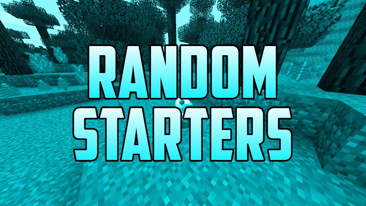 RANDOM STARTER!? | Pixelmon #1 - YouTube