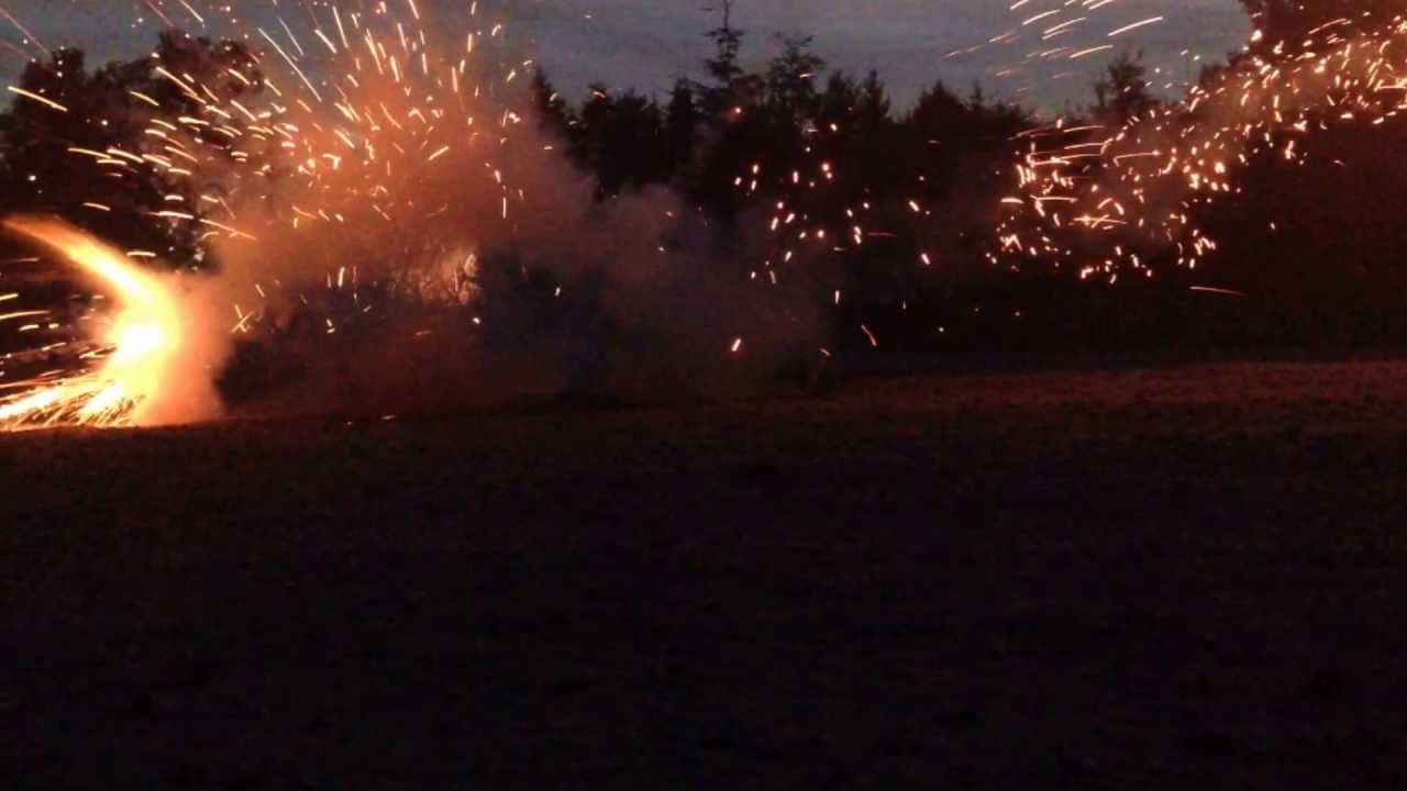 Firecracker tanks exploding - YouTube
