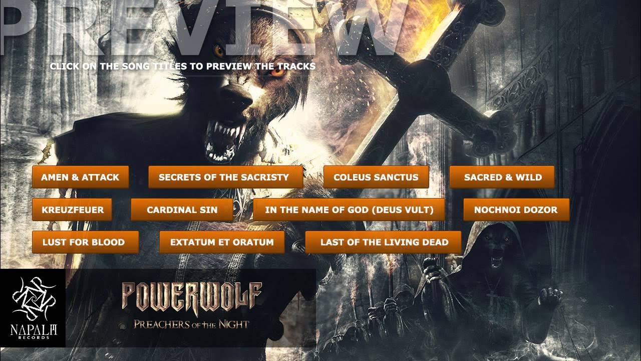 POWERWOLF - Preachers of the Night (Preview) | Napalm Records - YouTube