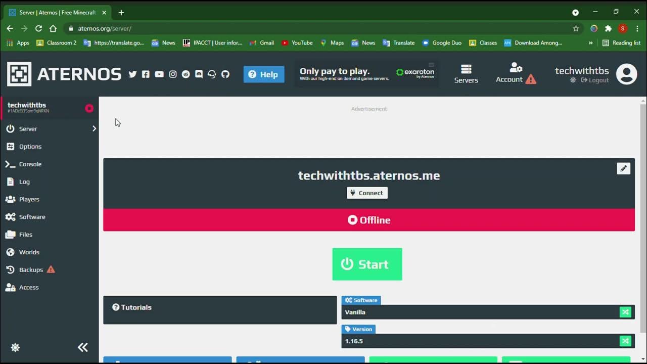 How to make and play Minecraft multiplayer Server! - YouTube