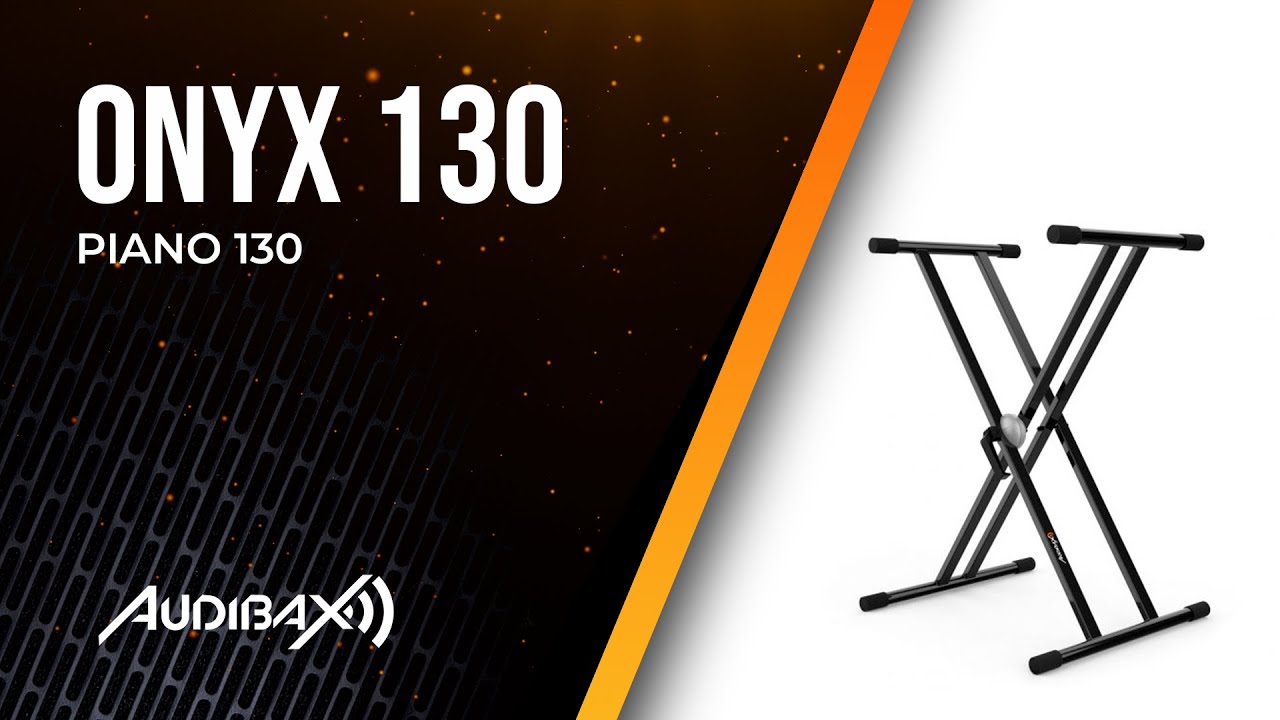 Audibax Onyx 130 Piano Stand - YouTube
